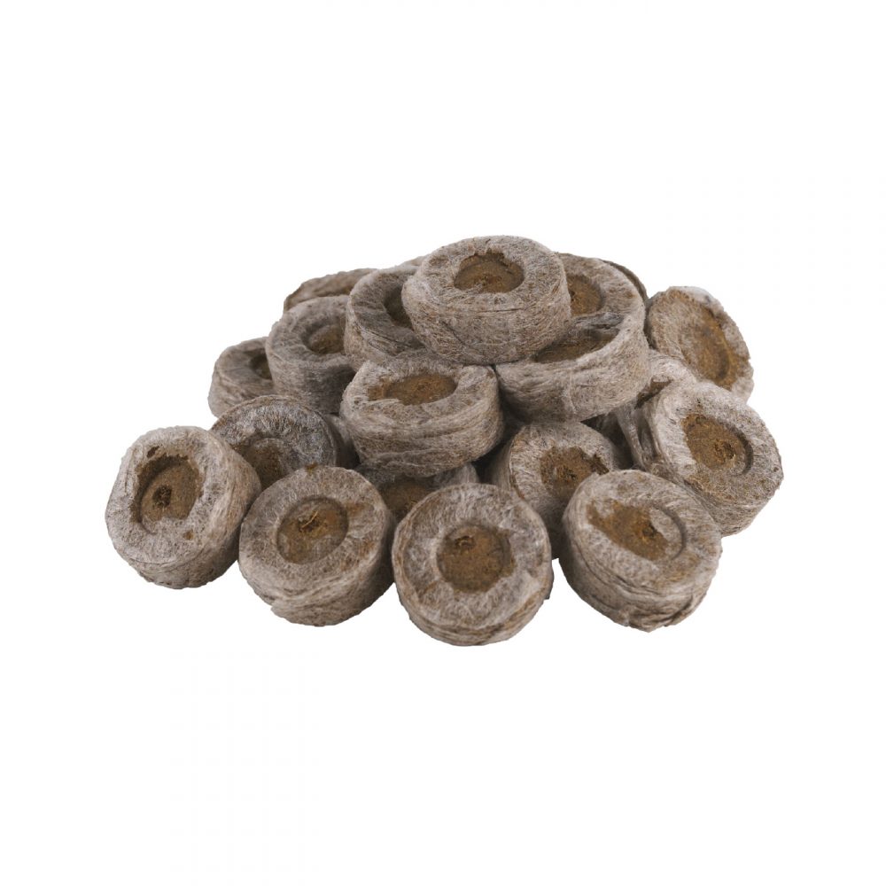 Jiffy Coco plug 41mm 1000 stuks